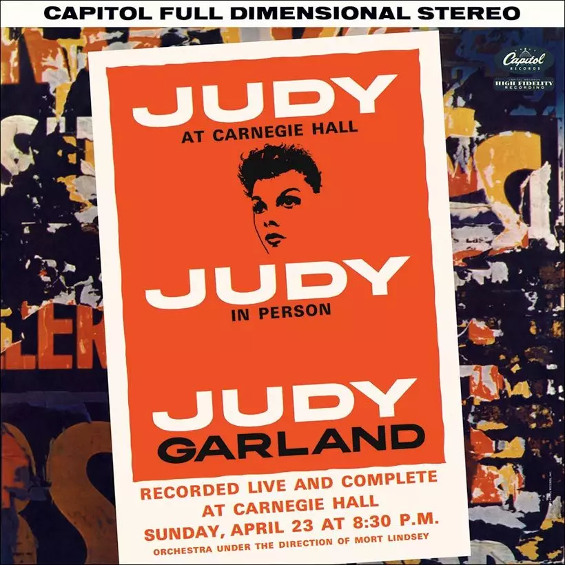 Judy Garland Live A Carnegie Hall album Cover 820