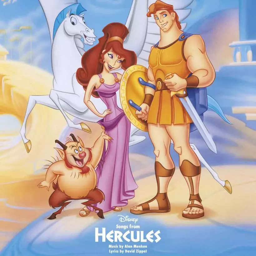 Portada da banda sonora de Hércules de Disney