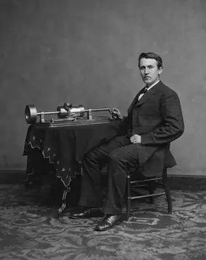 Edison-And-Phonograph