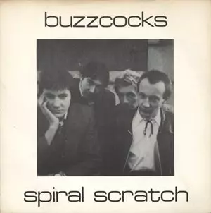 Buzzcocks Spiral Scratch 45 EP kopertina e përparme - 300