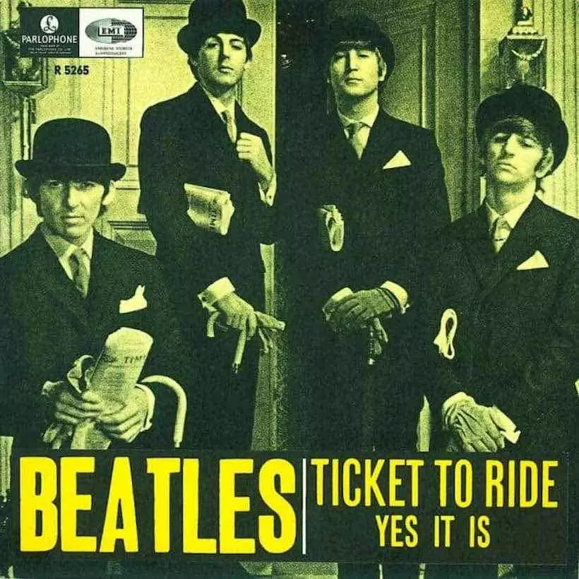 Umělecké dílo Beatles 'Ticket To Ride' - S laskavým svolením: UMG