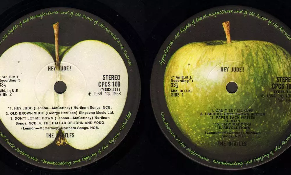 Apple Records primeiros sinxelos