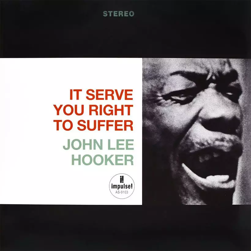 John Lee Hooker It Serve You Right To Suffer wavuti ya jalada la albamu iliyoboreshwa 820