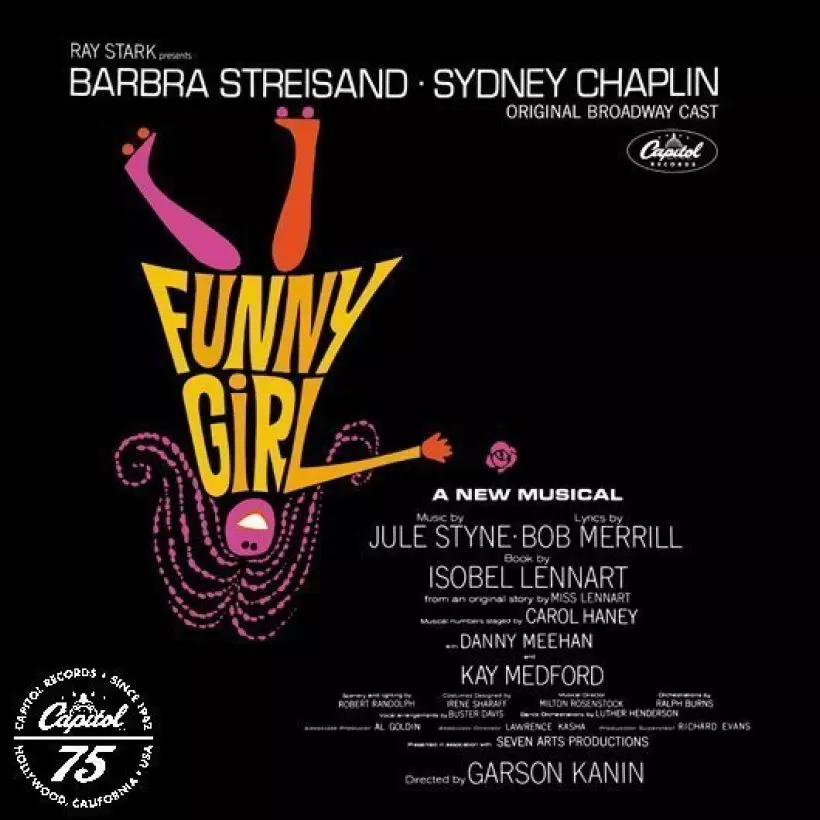 Розная вокладка альбома Funny Girl з лагатыпам - 530