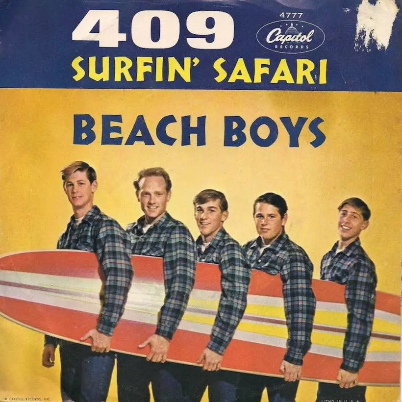 Beach Boys '409' / 'Surfin' Safari 'çeper eseri - Sypaýyçylyk: UMG