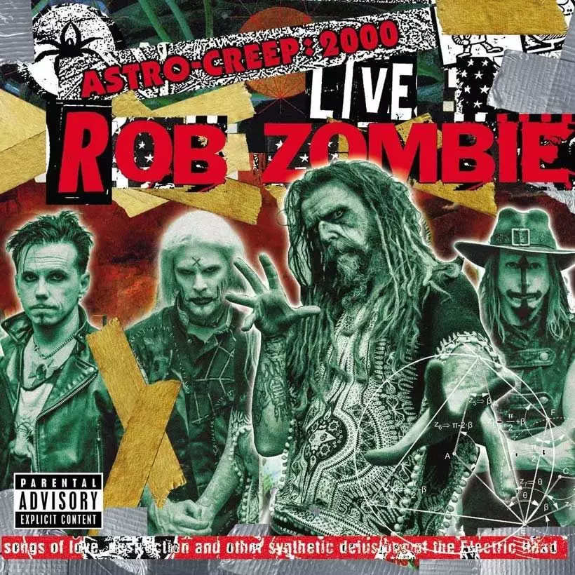 Rob Zombie Astro Creep 2000 Copertina dell'album live ottimizzata per il Web 820