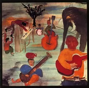 The Band Music ពី Big Pink Album Cover