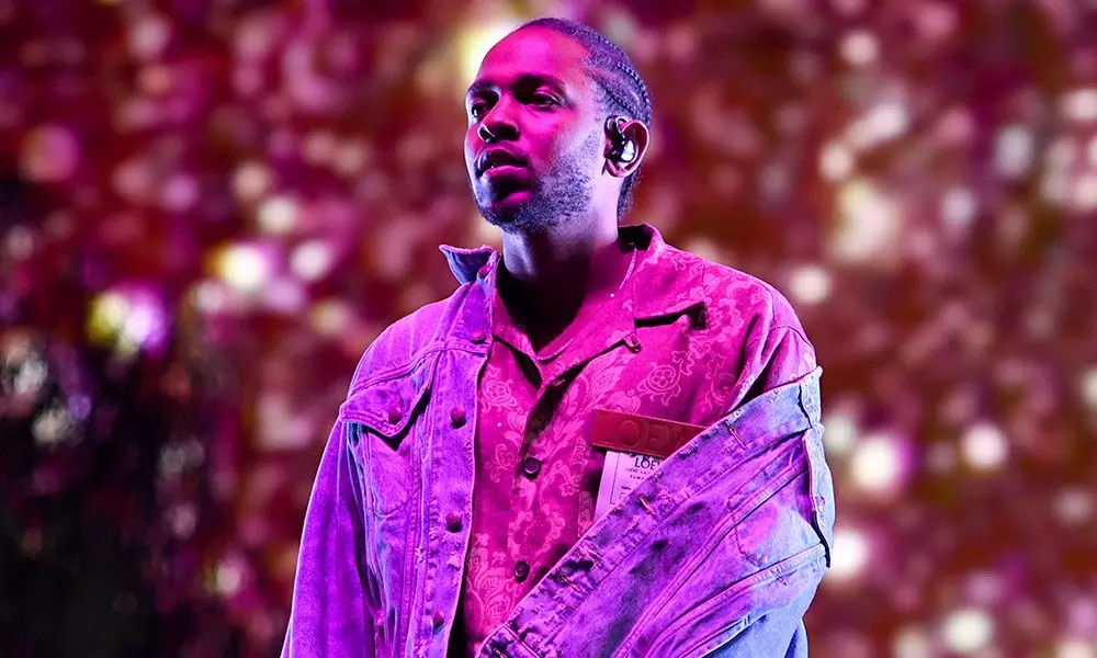 Kendrick Lamar foto av Larry Busacca och Getty Images för Coachella