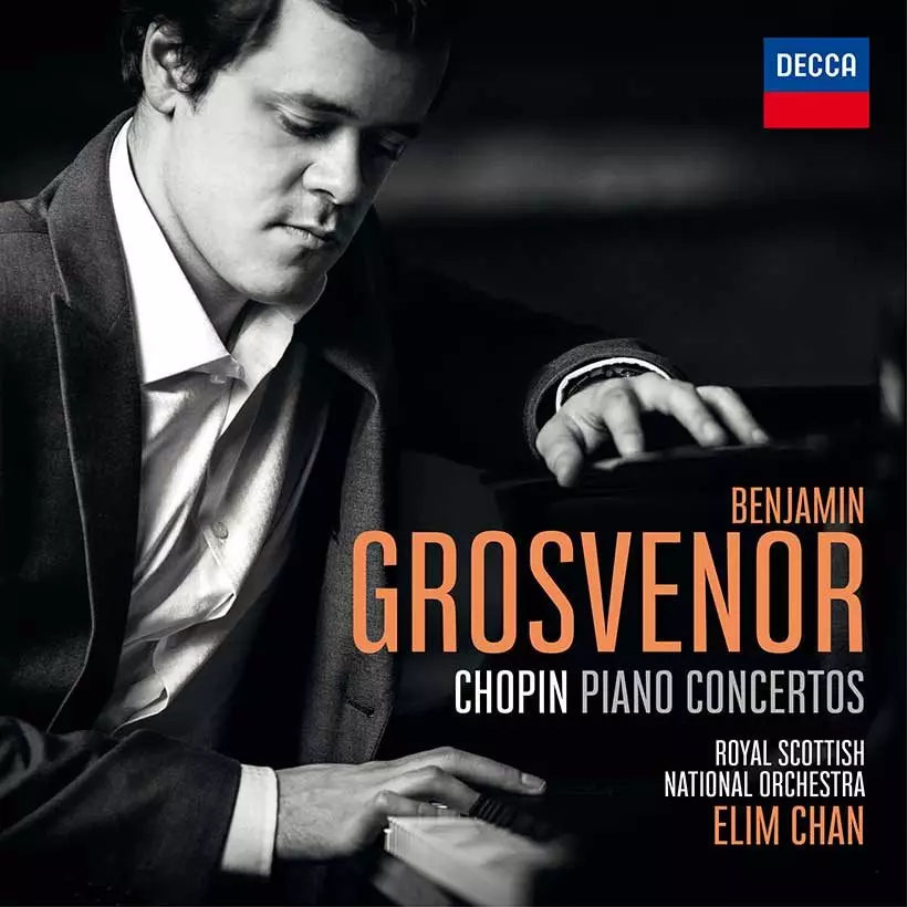 Coperta albumului Benjamin Grosvenor Chopin Concerte pentru pian