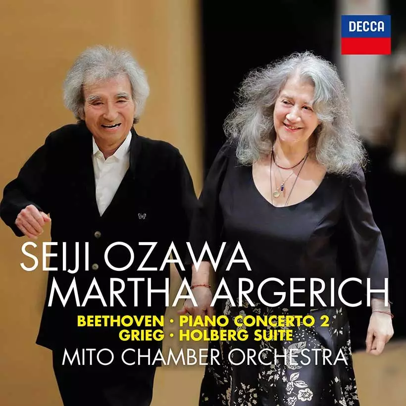 Seiji Ozawa Martha Argerich Beethoven Grieg پوښ