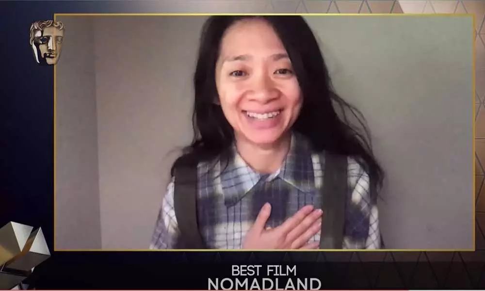 Chloe Zhao Nomadland տնօրեն Bafta մրցանակաբաշխության