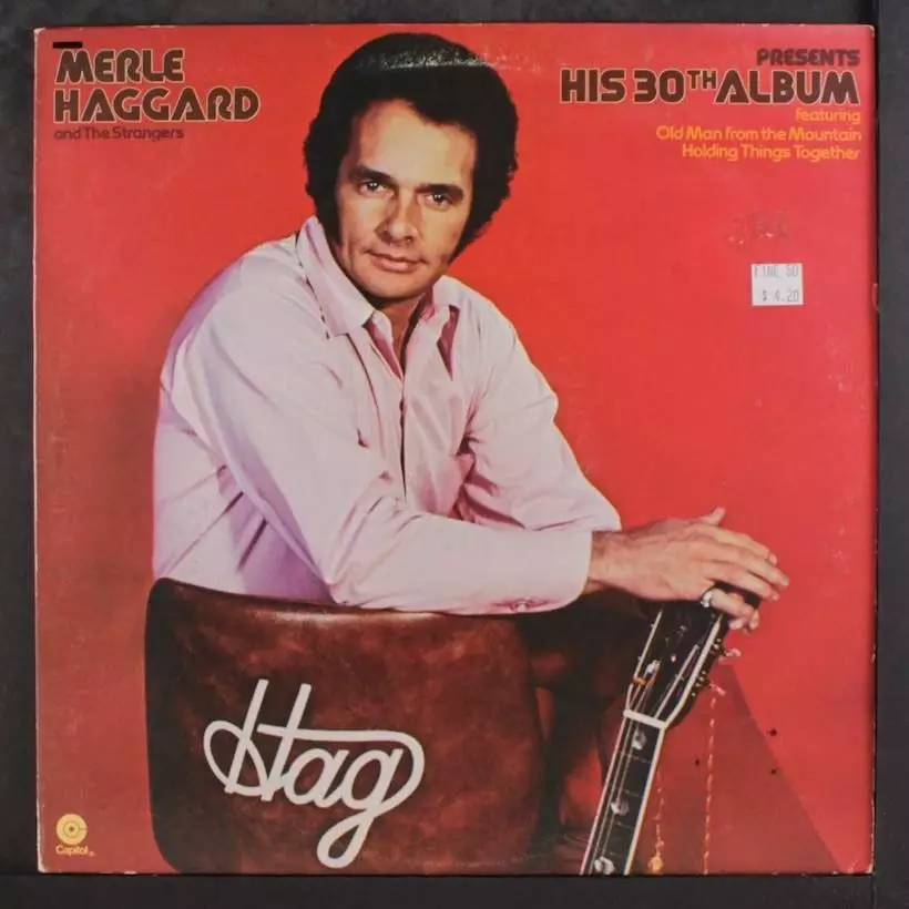 'Merle Haggard प्रस्तुत उनको 30th एल्बम' कलाकृति - सौजन्य: UMG