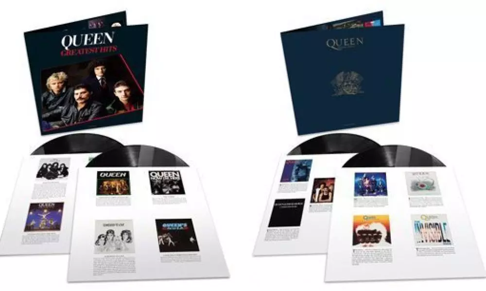Queen Greatest Hits I le II Vinyl Montage - 530