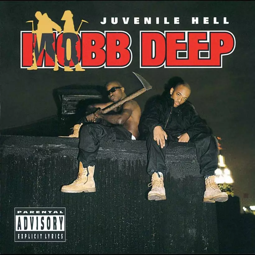 Muka depan album Mobb Deep Juvenile Hell