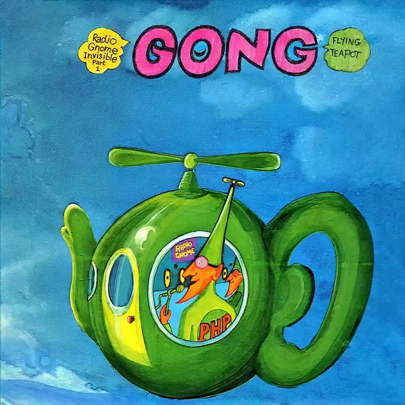 עטיפת האלבום Gong Flying Teapot עם אופטימיזציה 820