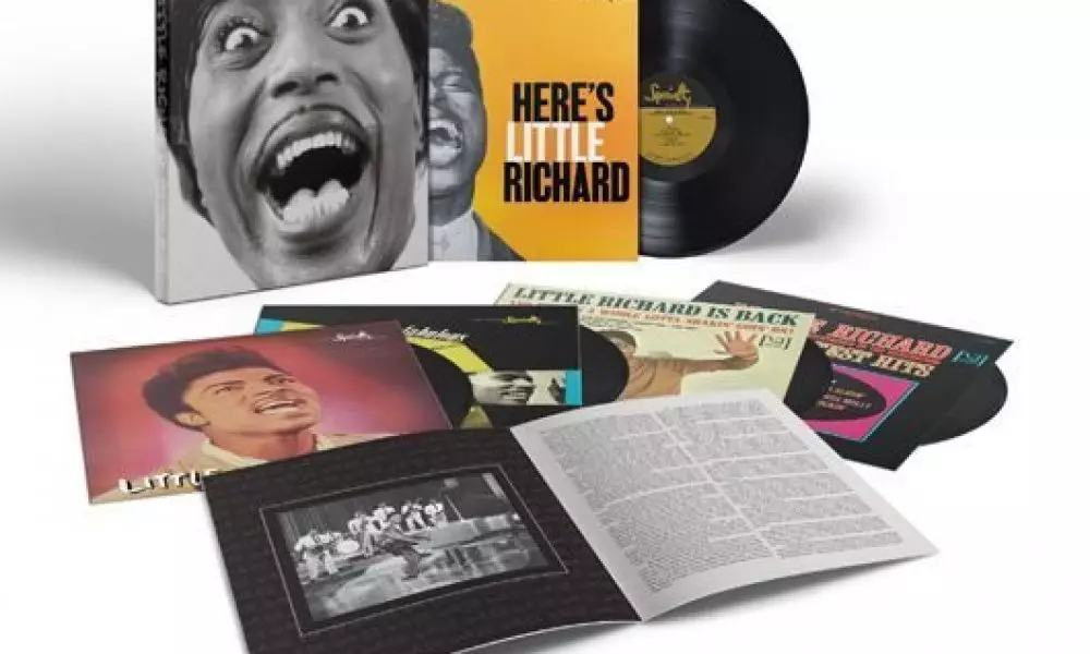 Pacote explodido da capa do álbum Little Richard Mono Box - 530