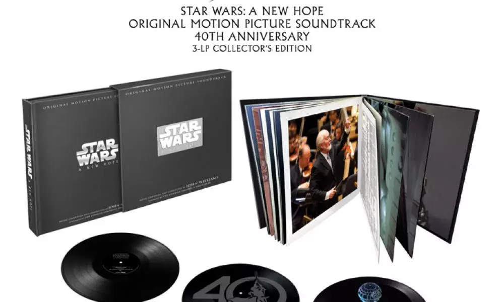 Holografisches Vinyl-Unboxing-Video von Star Wars A New Hope