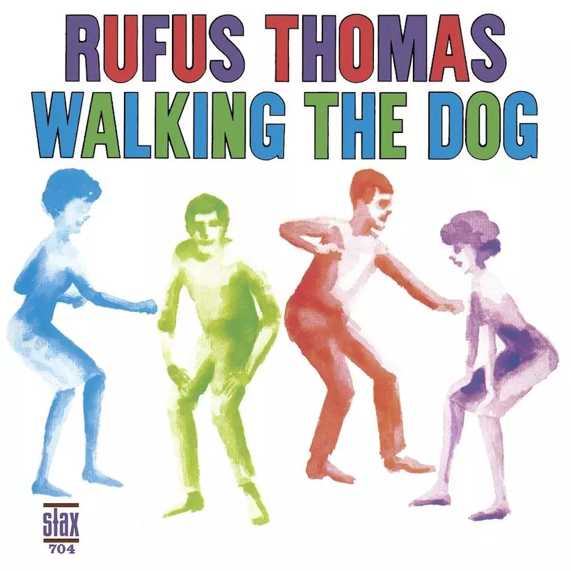 개를 산책시키는 루퍼스 토마스