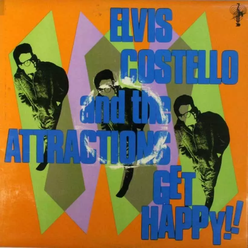 Elvis Costello sareng Obyek Wisata 'Get Happy!!' karya seni - Kahadean: UMG