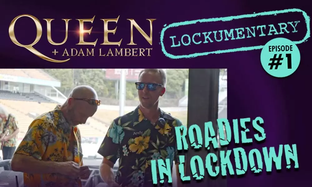 Serie de vídeos de Queen-Adam-Lambert-Roadies-In-Lockdown