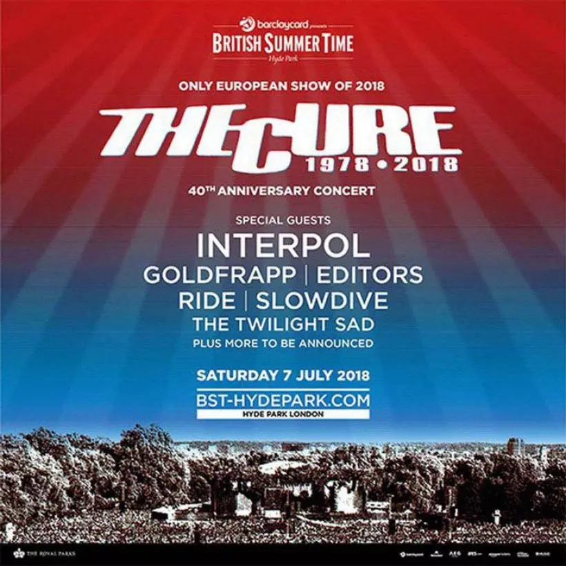 The Cure British Summer Time 海德公園