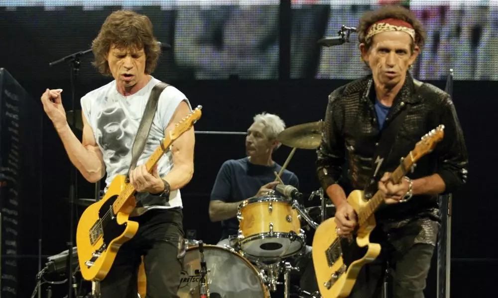 The Rolling Stones ໃນການທ່ອງທ່ຽວ 'Licks'. ພາບ: Dave Hogan/Getty Images