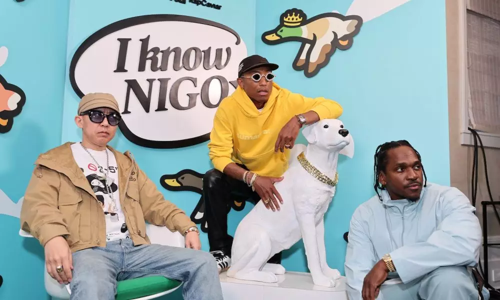 Pusha T, Pharrell, සහ Nigo - ඡායාරූපය: Matt Winkelmeyer/Getty Images for Spotify