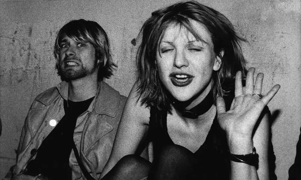 Kurt Cobain en Courtney Love
