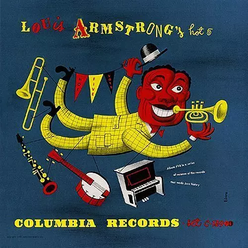 Hot Five - copertina di Louis Armstrong