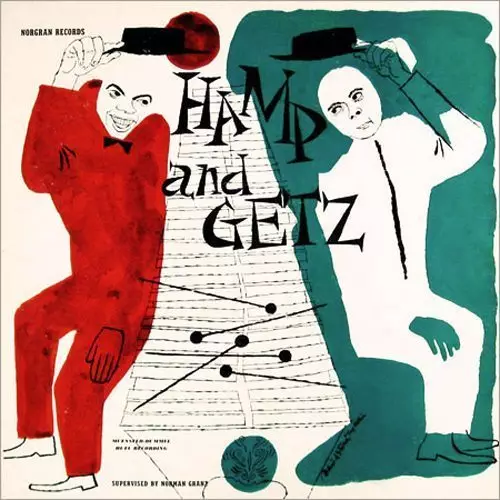 Hamp and Getz: portada de Lionel Hampton e Stan Getz