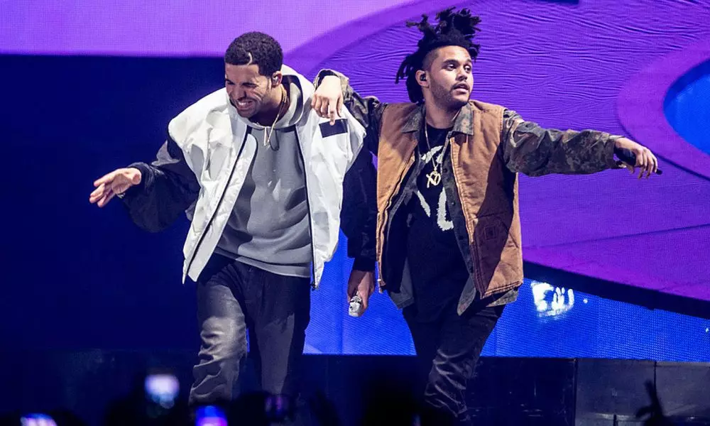 Drake and The Weekend - Llun: Ollie Millington/WireImage
