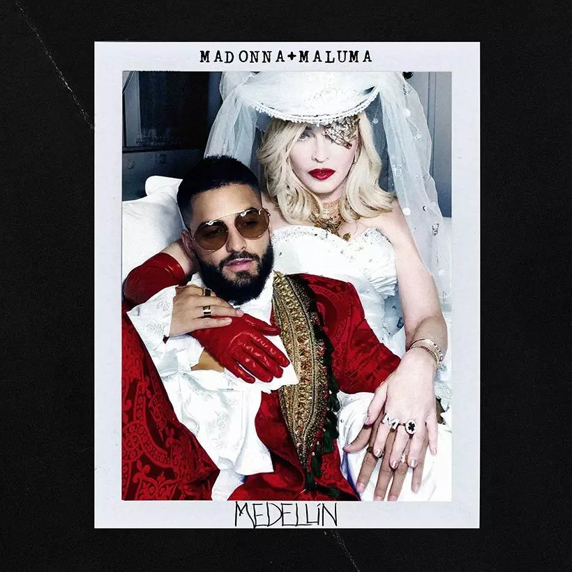 Arte do single de Madonna Maluma Medellin 820