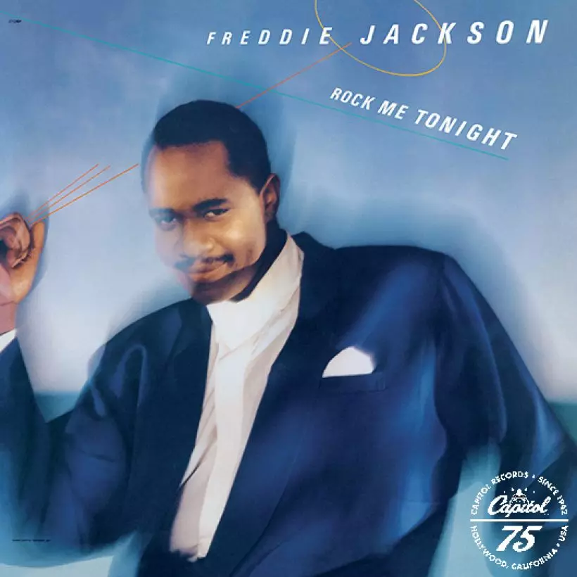 Cover Album Freddie Jackson Rock Me Tonight Dengan Capitol 75 Logo