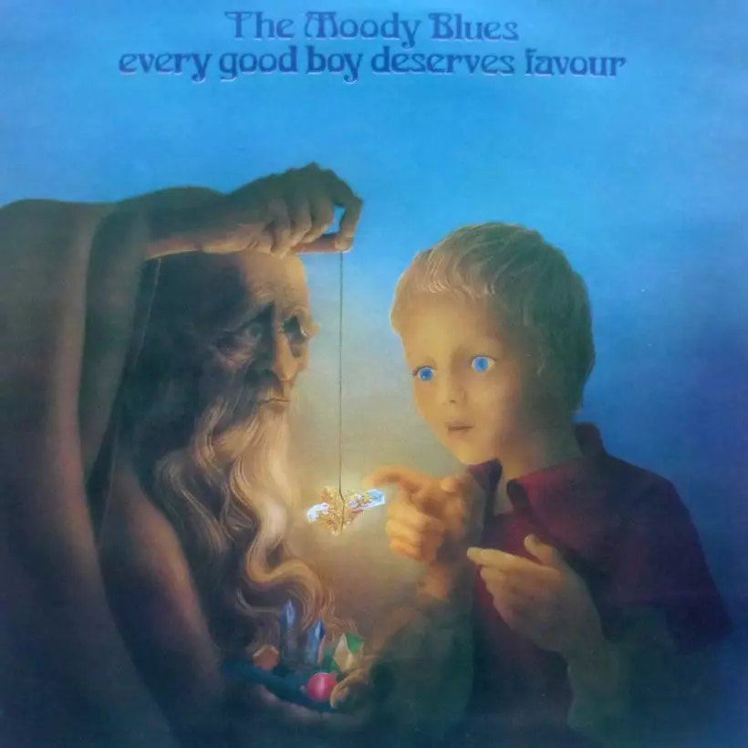 Moody Blues 'Every Good Boy Deserves Favour' karya seni - Courtesy: UMG