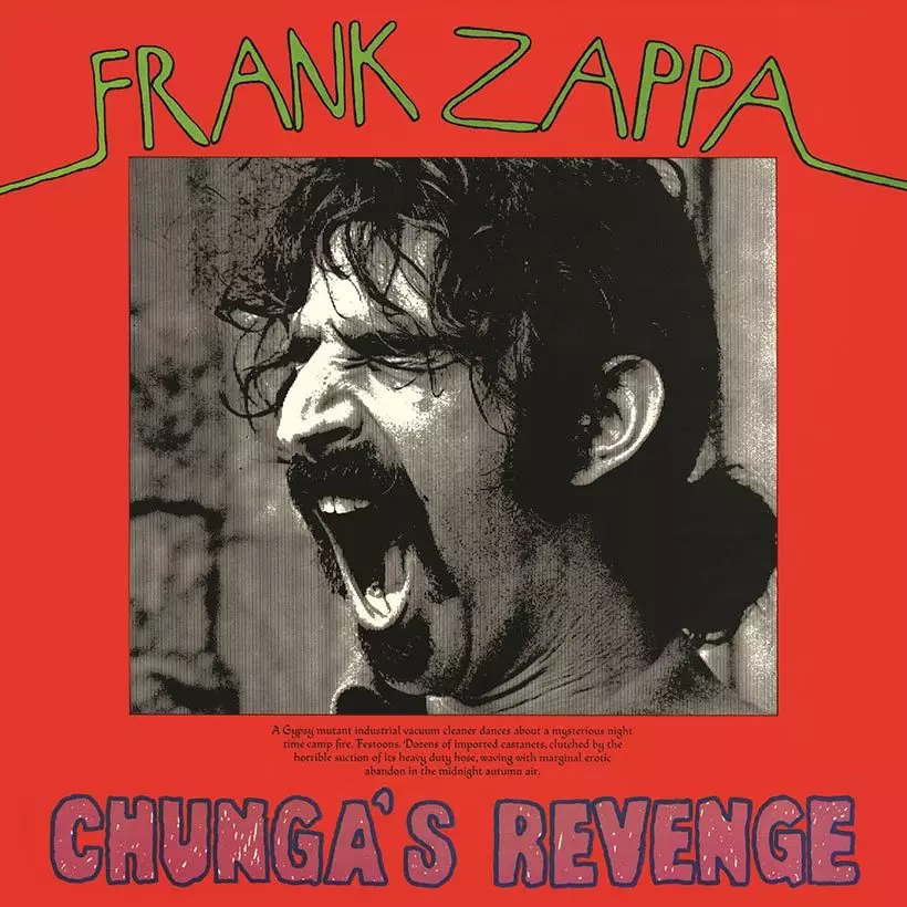 Frank Zappa Chunga's Revenge Album chivundikiro cha 820