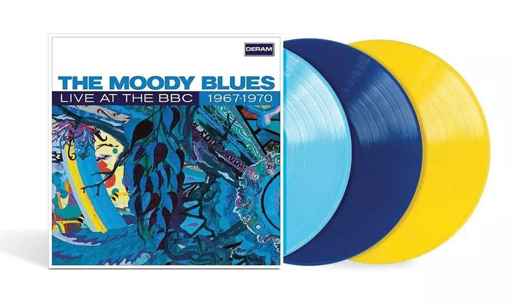 Begrænset farve vinyludgave til Moody Blues 'Live At The BBC' sæt 33105_1