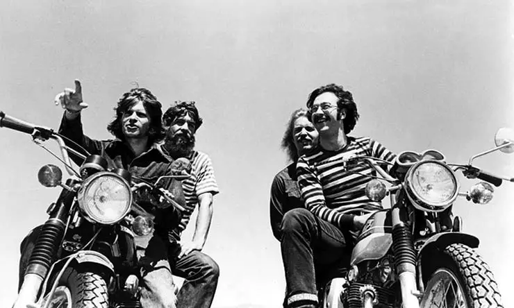 Creedence Clearwater Revival B&W on bikes web Optimized 740