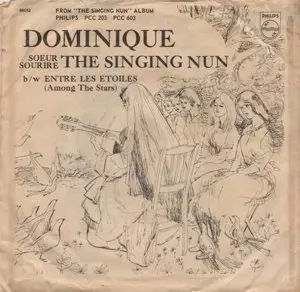 The Singing Nun Dominique Single Sleeve - 300 meravelles d'un sol cop