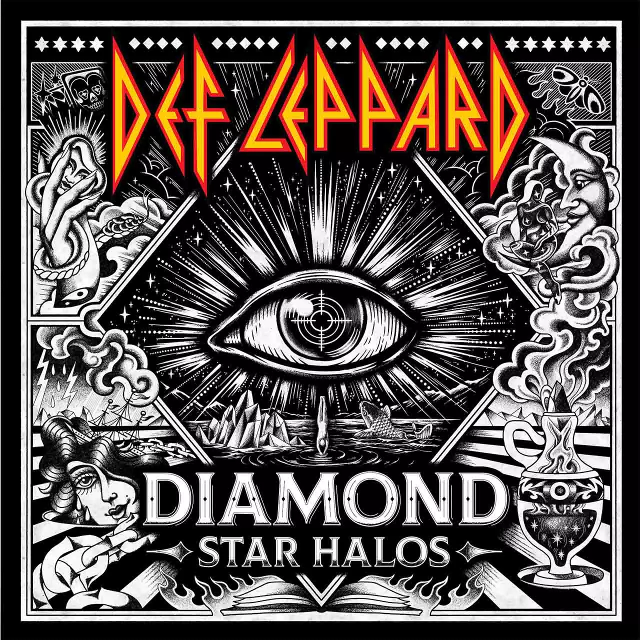 Def Leppard thông báo Album mới, Diamond Star Halos