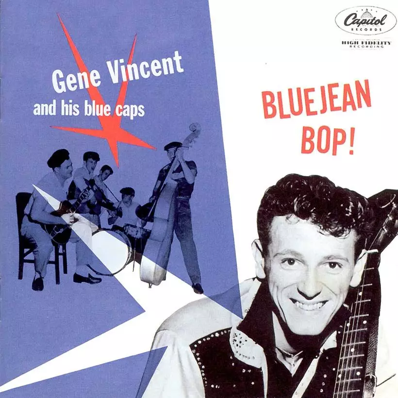 Gene Vincent y su Blue Caps 'Bluejean Bop!' obra de arte - Cortesía: UMG