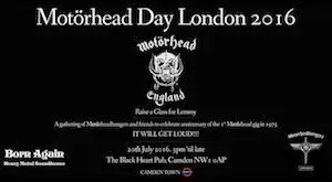 Ημέρα Motorhead.Λονδίνο.2016