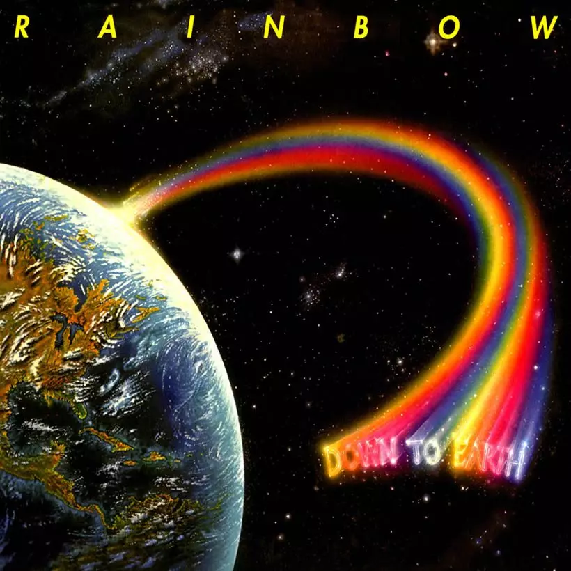 Rainbow 'Down To Earth'-kunstverk - med tillatelse: UMG
