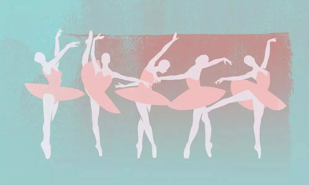 Tchaïkovski Swan Lake image de danseurs de ballet