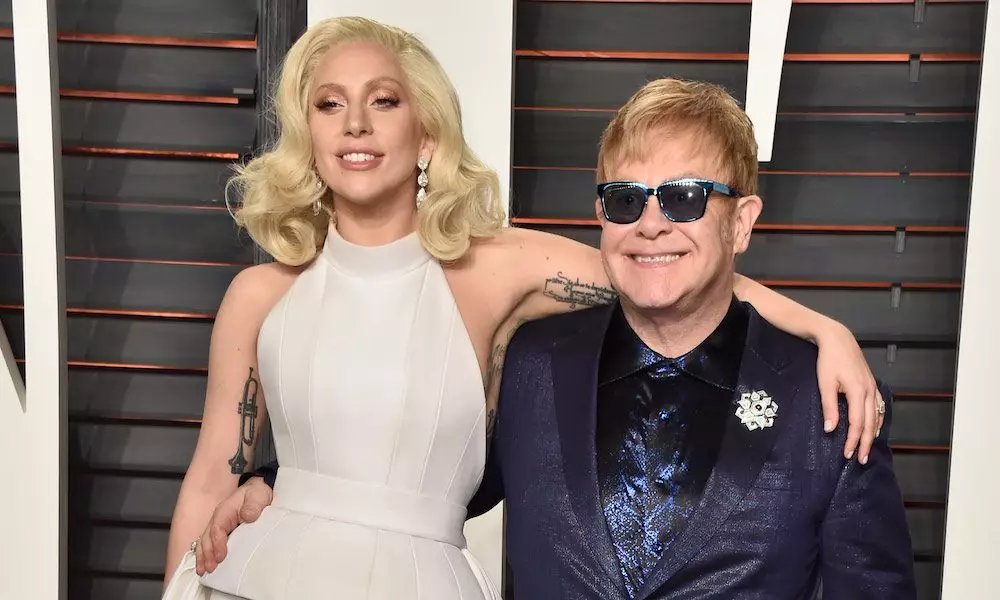 Lady Gaga ati Elton John Gaga Radio