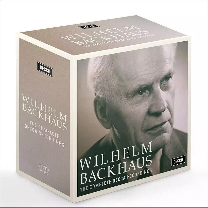Wilhelm Backhaus Ihe mkpuchi ndekọ Decca zuru ezu