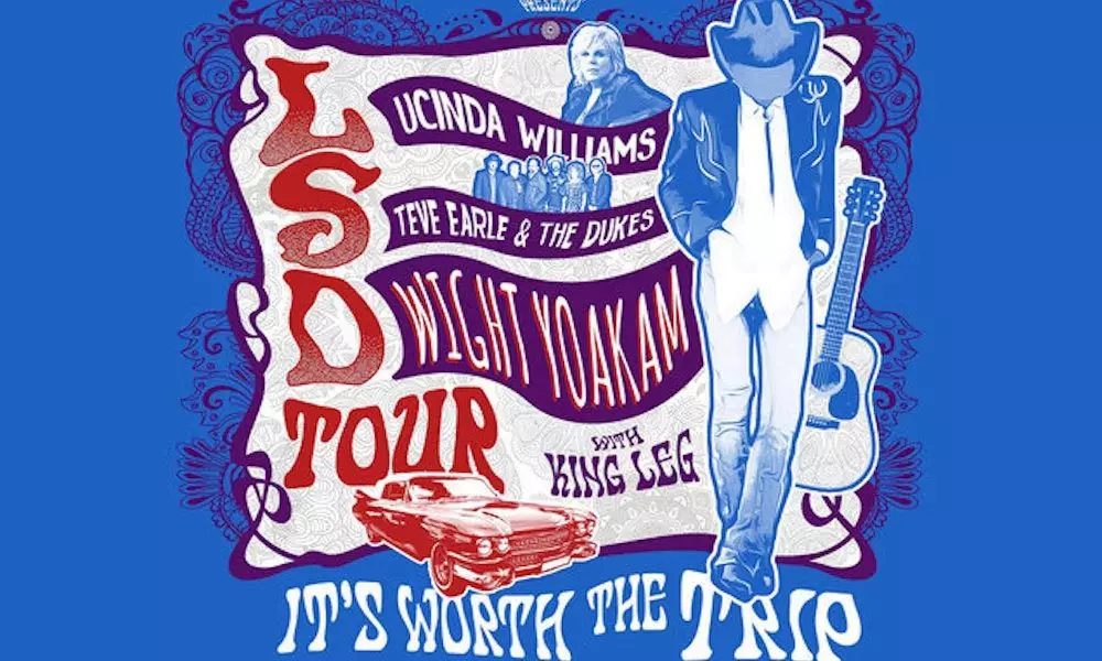 LSD Tour Lucinda Williams Steve Earle Dwight Yoakam