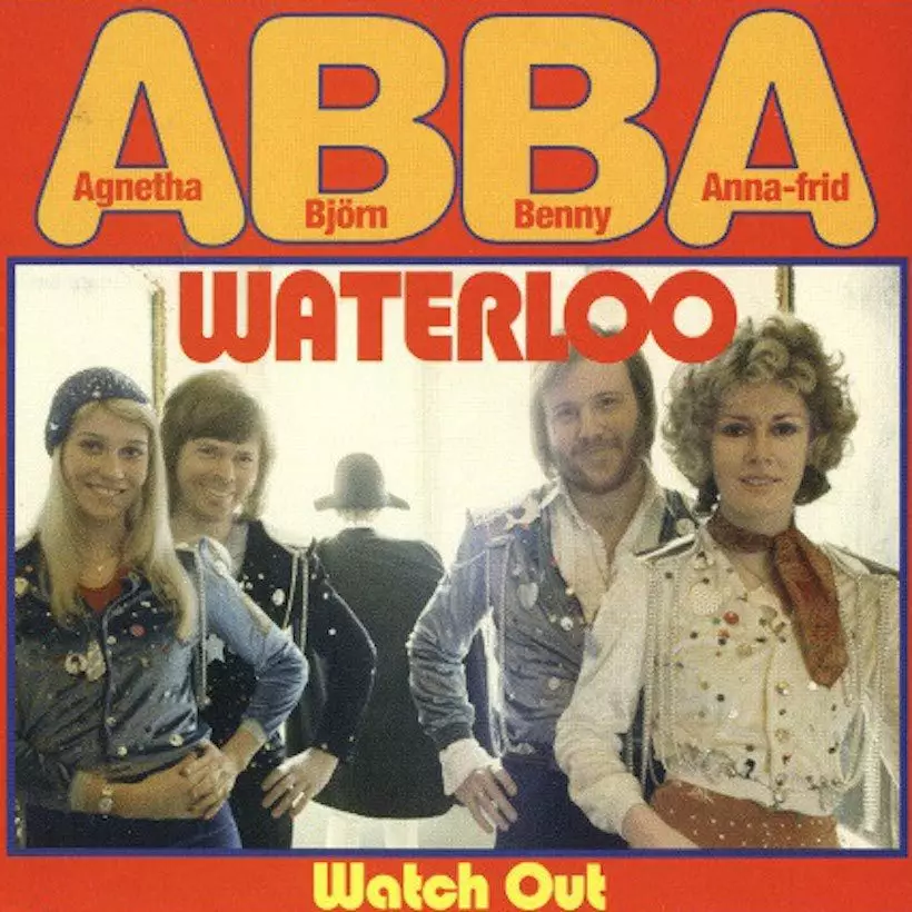 Gwaith celf ABBA 'Waterloo' - Trwy garedigrwydd: UMG