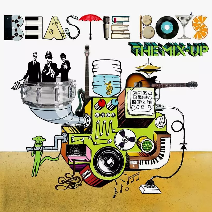Beastie Boys The Mix-Up diskoaren azalaren distira