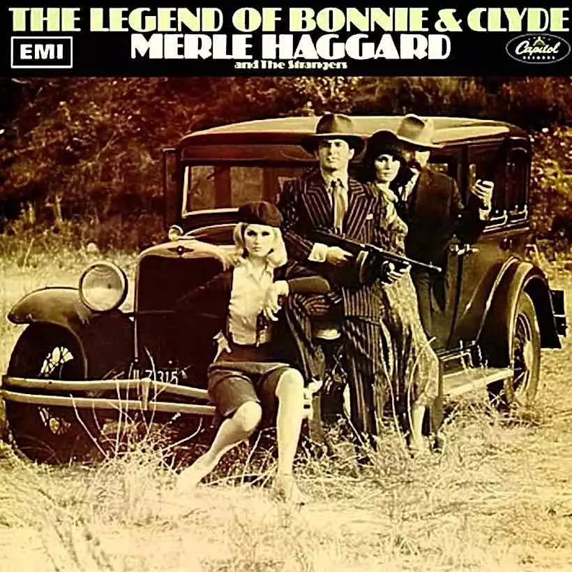 Merle Haggard 'Lejand Bonnie ak Clyde' travay atistik - Koutwazi: UMG