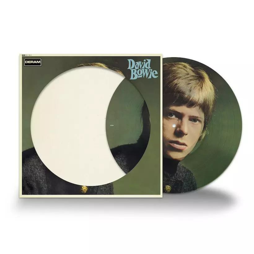 David Bowie Deram album gambar disc